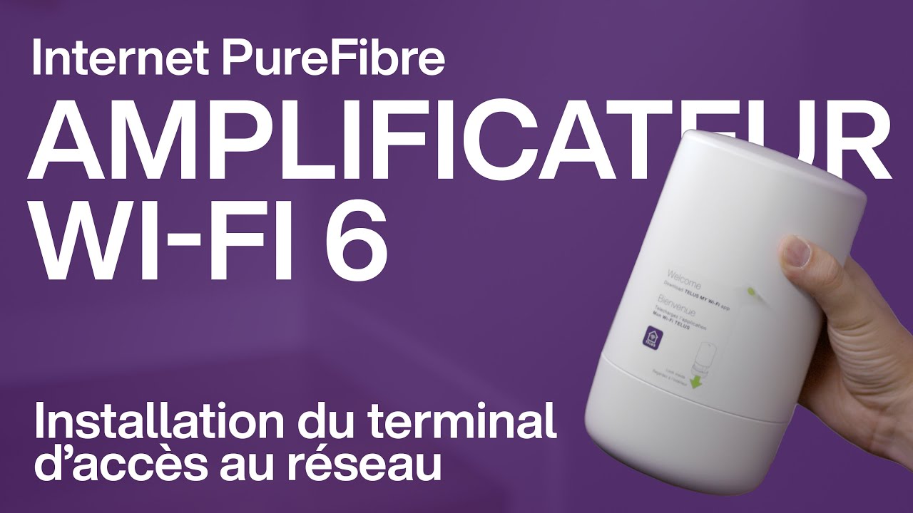 TELUS | Installation d'un amplificateur Wi-Fi 6 de TELUS sur un ...