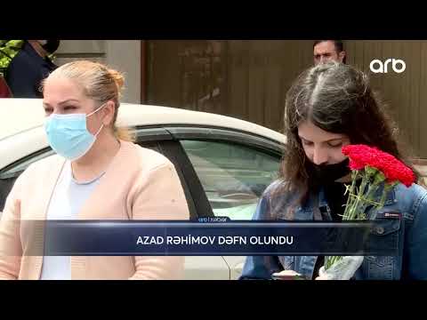 Sabiq gənclər və idman naziri Azad Rəhimov bu gün dəfn olunub - ARB XƏBƏR