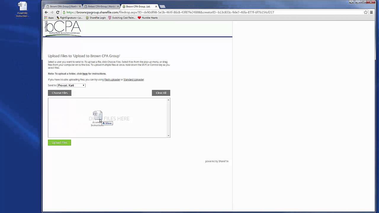 Client Portal - Uploading Documents - YouTube