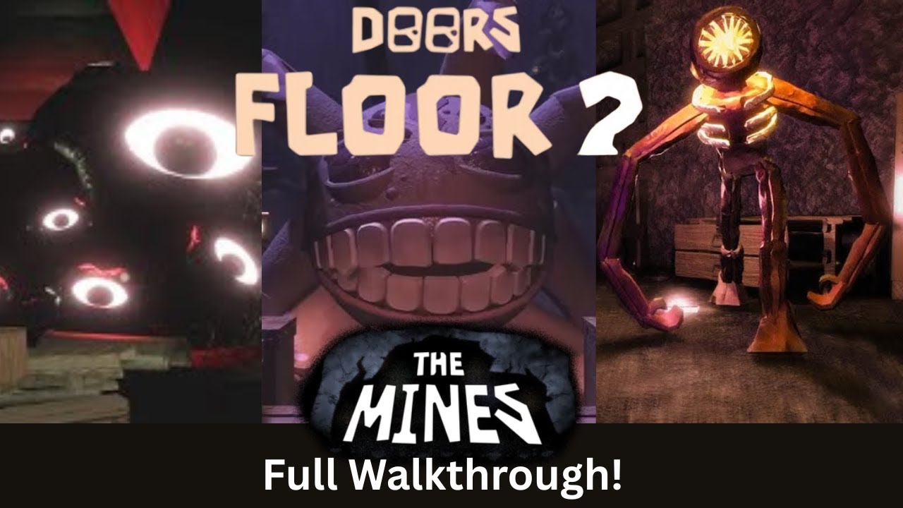 Robox Doors: Floor 2 THE MINES - FULL WALKTHROUGH - NO COMMENTARY - YouTube