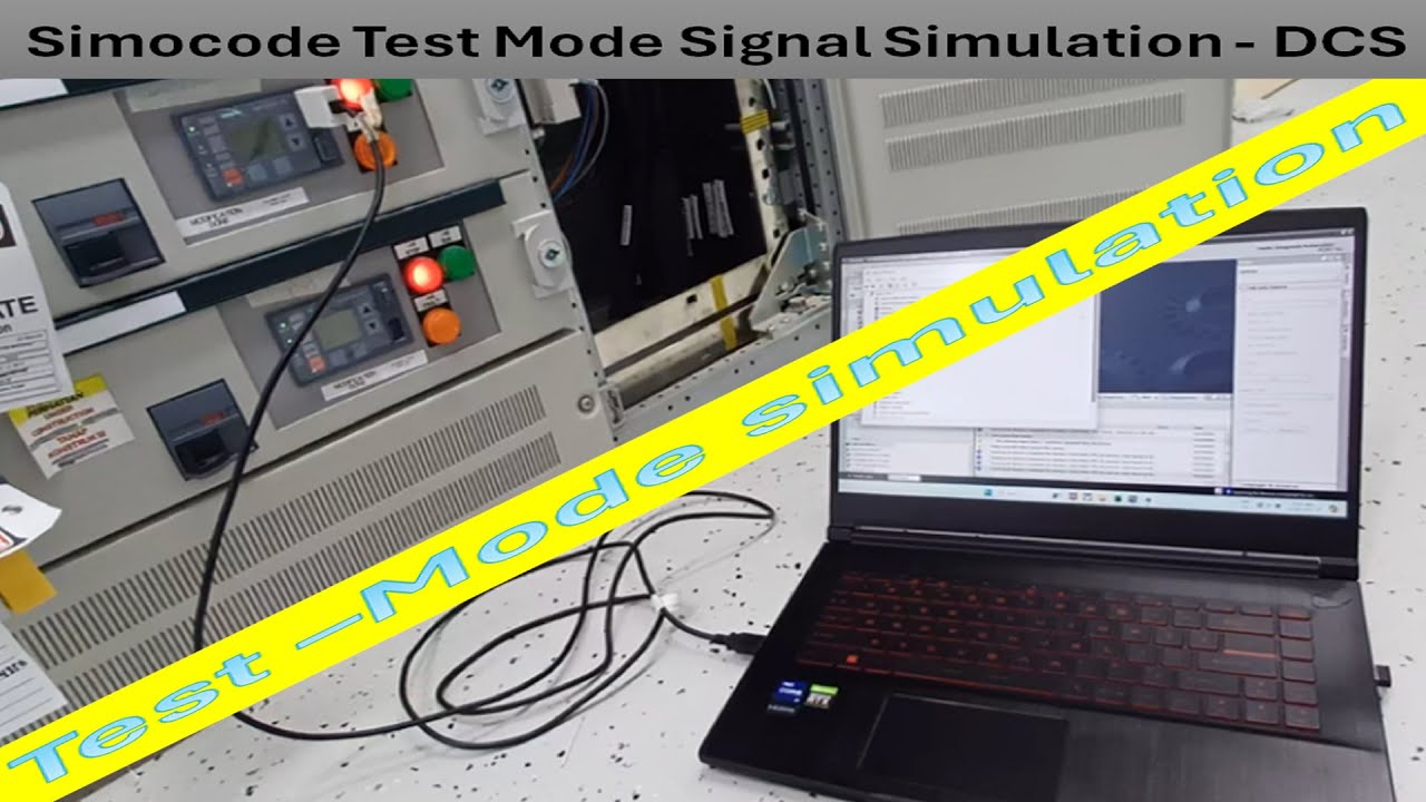 Simocode relay Test mode Simulation #simocoderelay #protectionrelay # ...