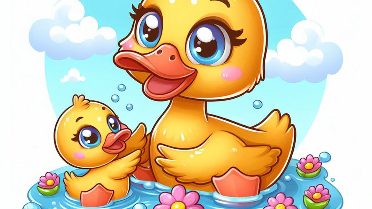 My little ducks are playing in the lake (30 MIN) - Nursery Rhymes ...