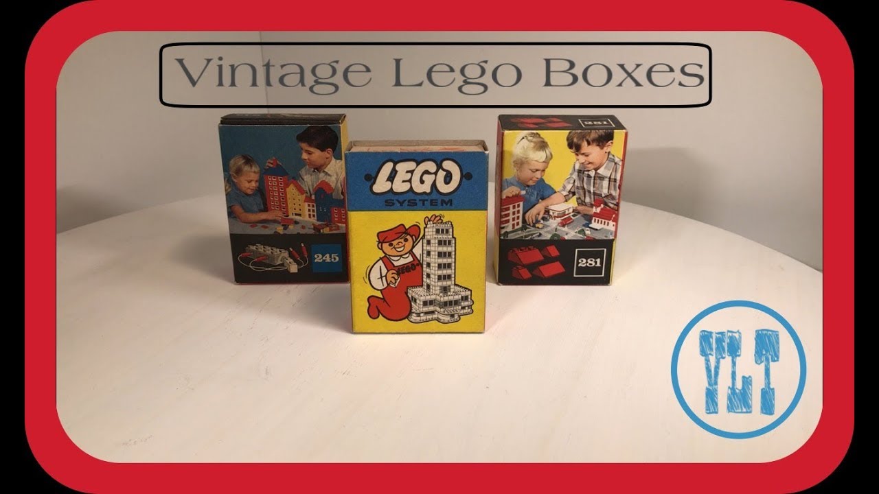 Vintage Lego Boxes from 1956 - YouTube