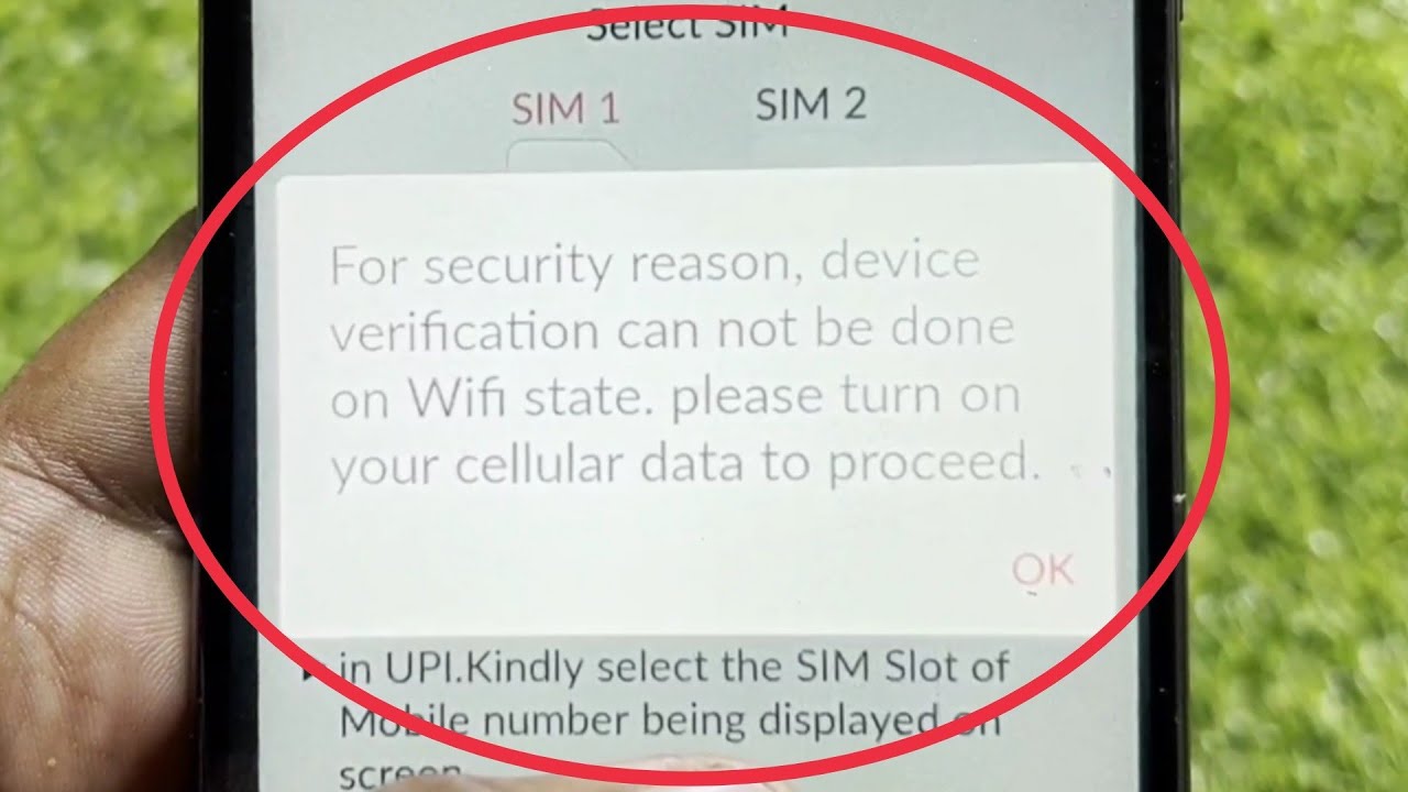 Bob World App Fix For security reason device verification can not be ...