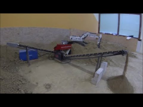RC ACTION PREMACON LIEBHERR 960 SME ,RC EXCAVATOR, XAVA RECYCLING LS 28 ...
