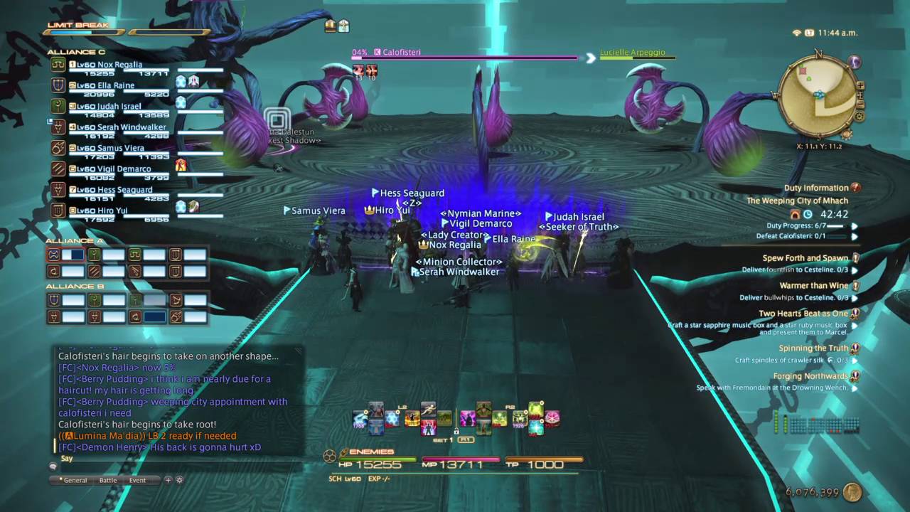 FFXIV Weeping City Warrior Solo from 15% - YouTube