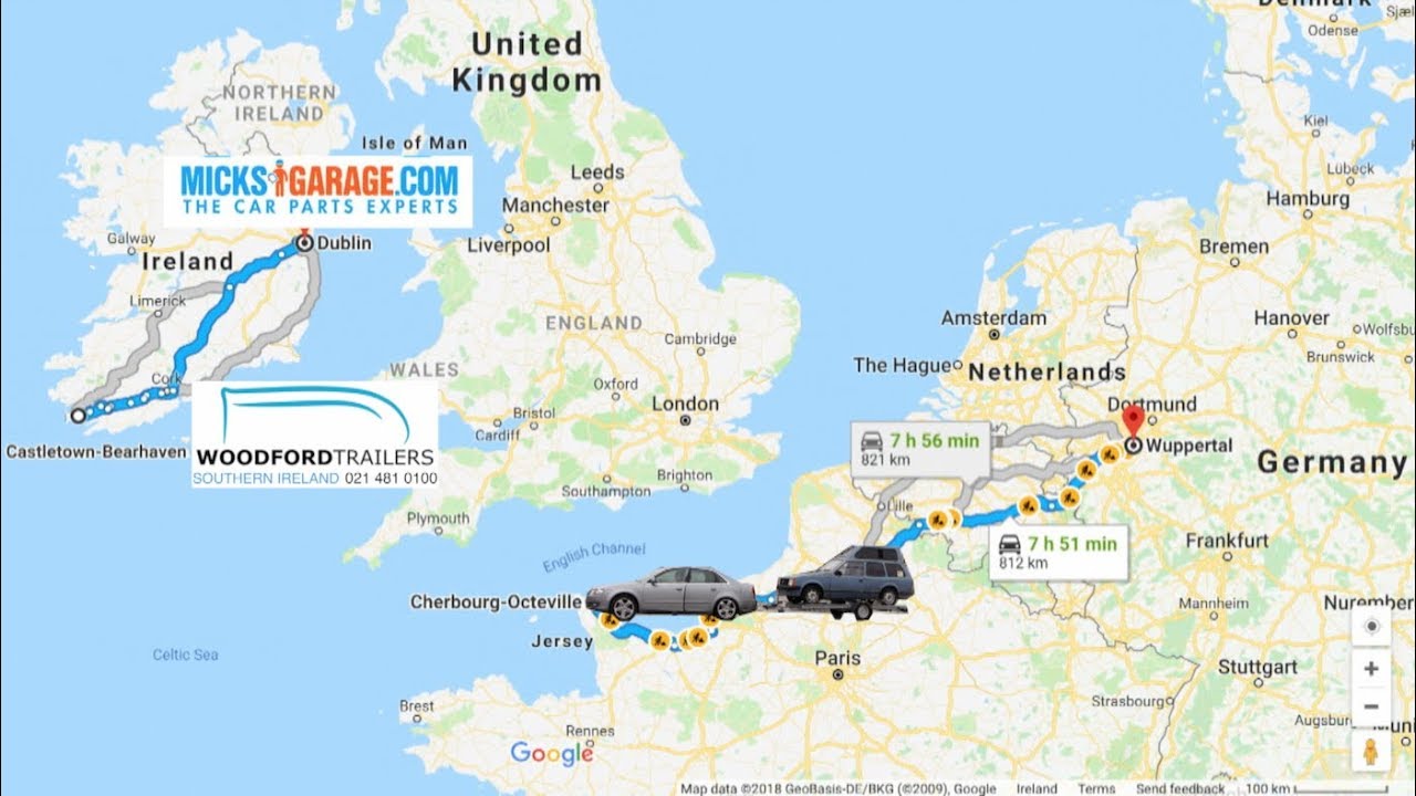 Ireland to Germany to collect 1984 Mobility Opel Kadett - YouTube