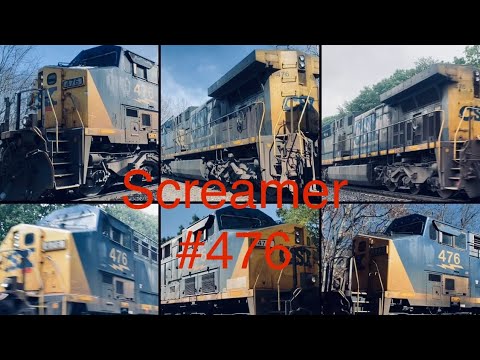 Compilation of CSX 476 the infamous screamer!! - YouTube