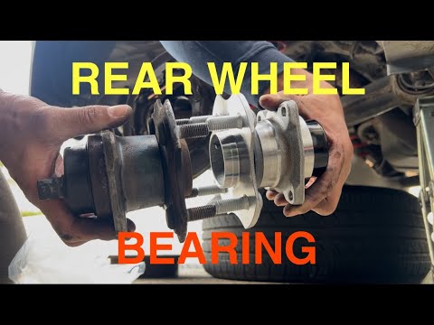 Toyota Corolla rear wheel bearing replacement - YouTube