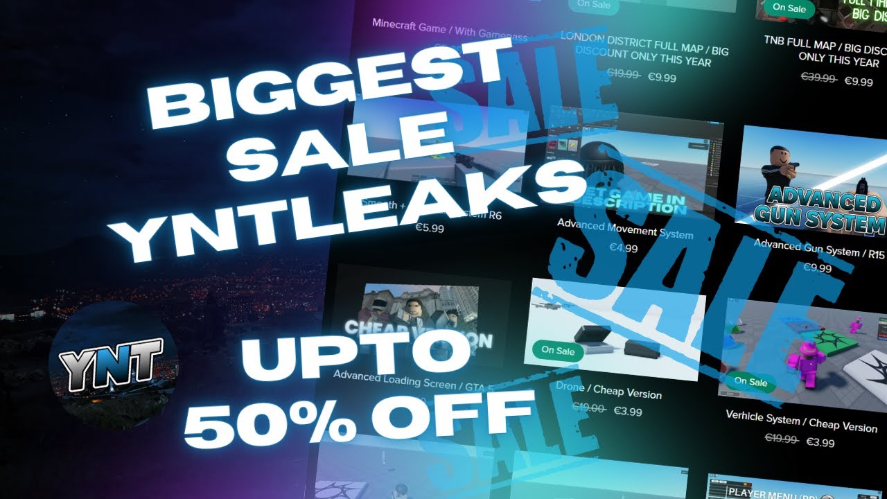 BIG SALE | All Prices Dropped - Roblox Studio - YouTube