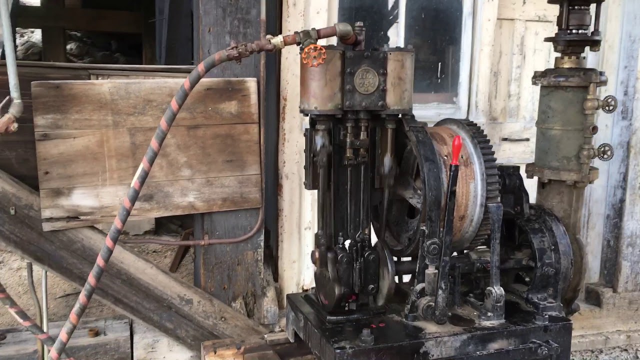 Sullivan Machinery Co. Steam Powered Diamond Core Drill - YouTube