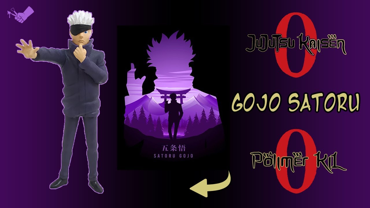 Jujutsu Kaisen | JJK | Gojo Satoru 🤞🏻 Polimer Kil Figür Yapımı (Polymer ...