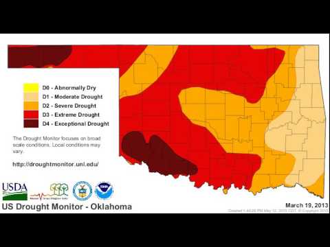 US Drought Monitor - Oklahoma - Oct 2010 to May 12, 2015 - YouTube