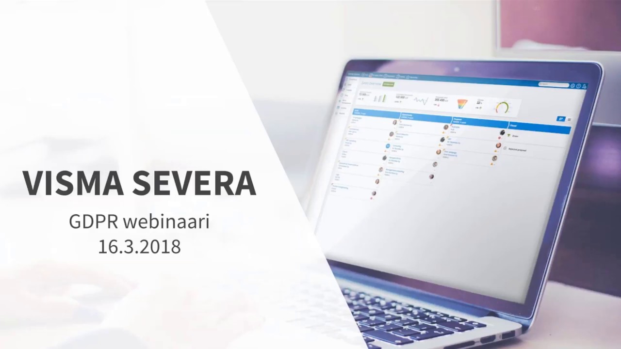 Visma Severa Webinaari 16 3 2018: GDPR - YouTube