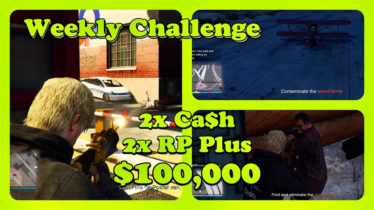 2x Ca$h & RP Weekly Challenge - Complete 3 Fooligans Jobs - 15th - 21st ...