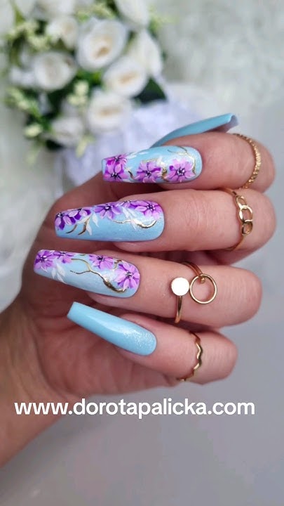 Spring Flowers nail art 🌸😍💅 - YouTube