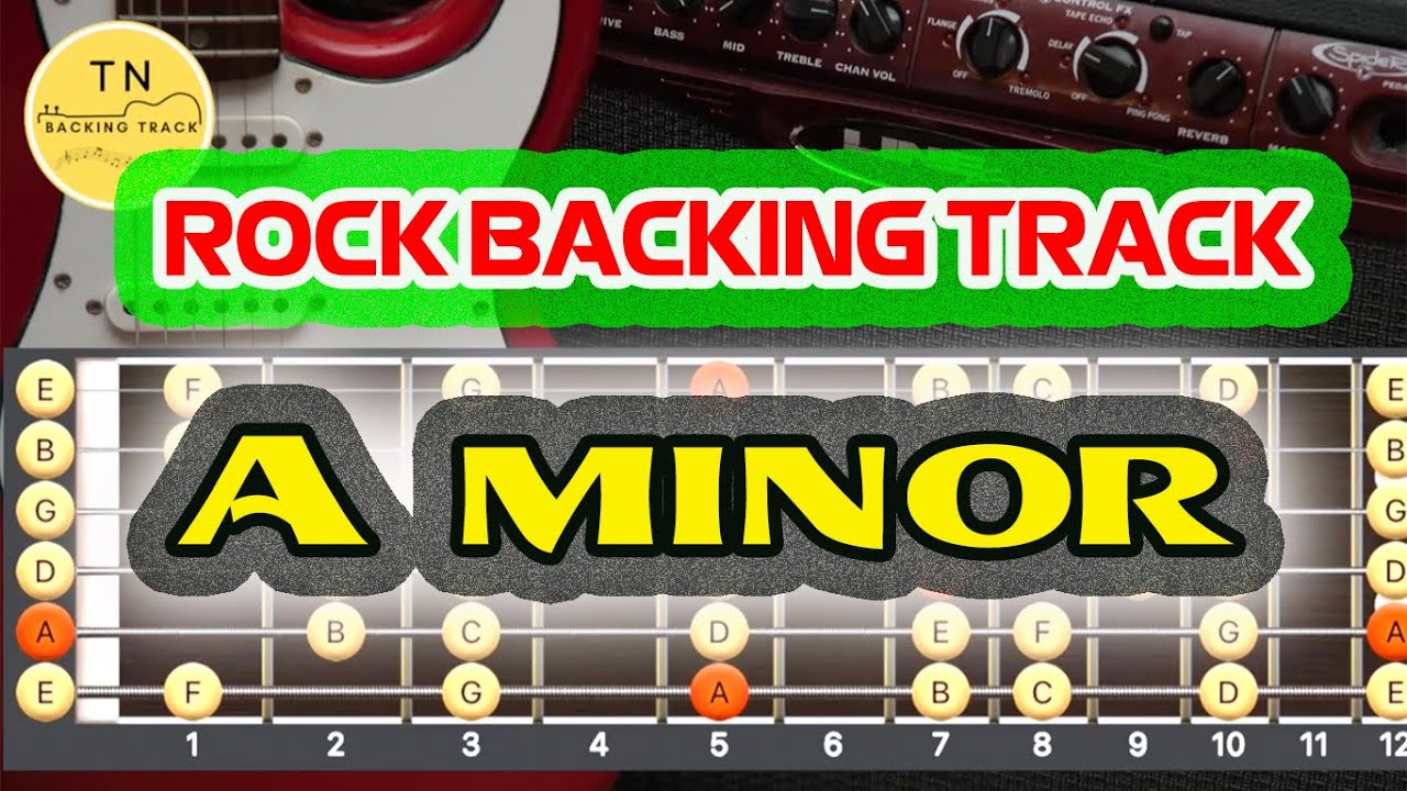 ROCK BACKING TRACK A Minor for | TN BACKING TRACK - YouTube