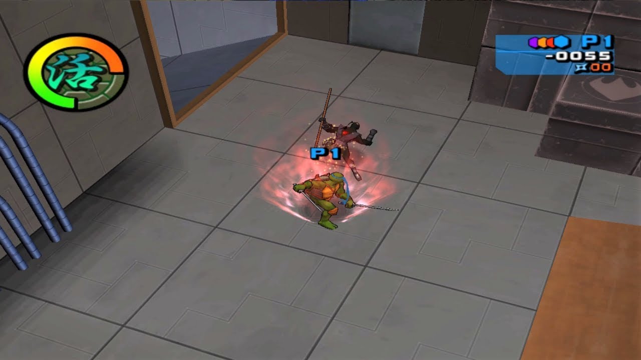 Teenage Mutant Ninja Turtles 2: Battle Nexus GameCube Gameplay HD - YouTube