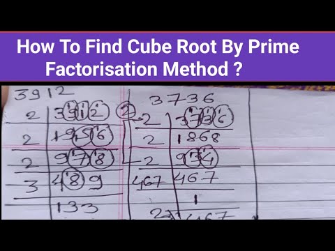 How To Find Cube Root By Prime Factorisation Method ? - YouTube