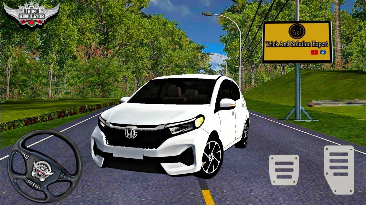 Honda Brio Satya E Facelift 2023 Mod for Bus Simulator Indonesia|Honda ...