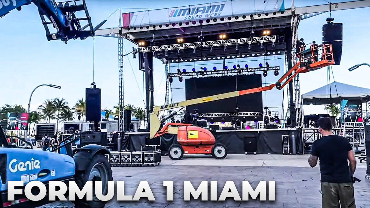 Miami LIVE Exploring Formula 1 Racing Week - Friday Evening (May 6 ...