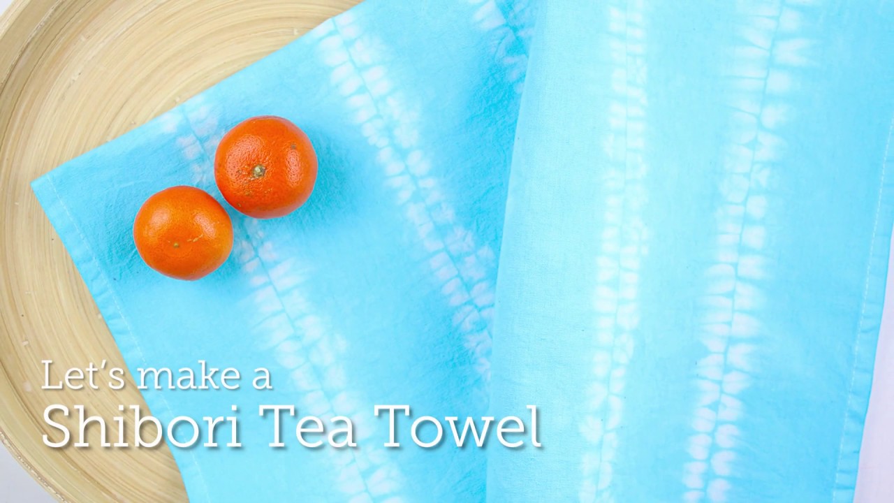 PREVIEW: Craftiosity Stitched Shibori Tea Towel Craft Kit | Craft Kit ...