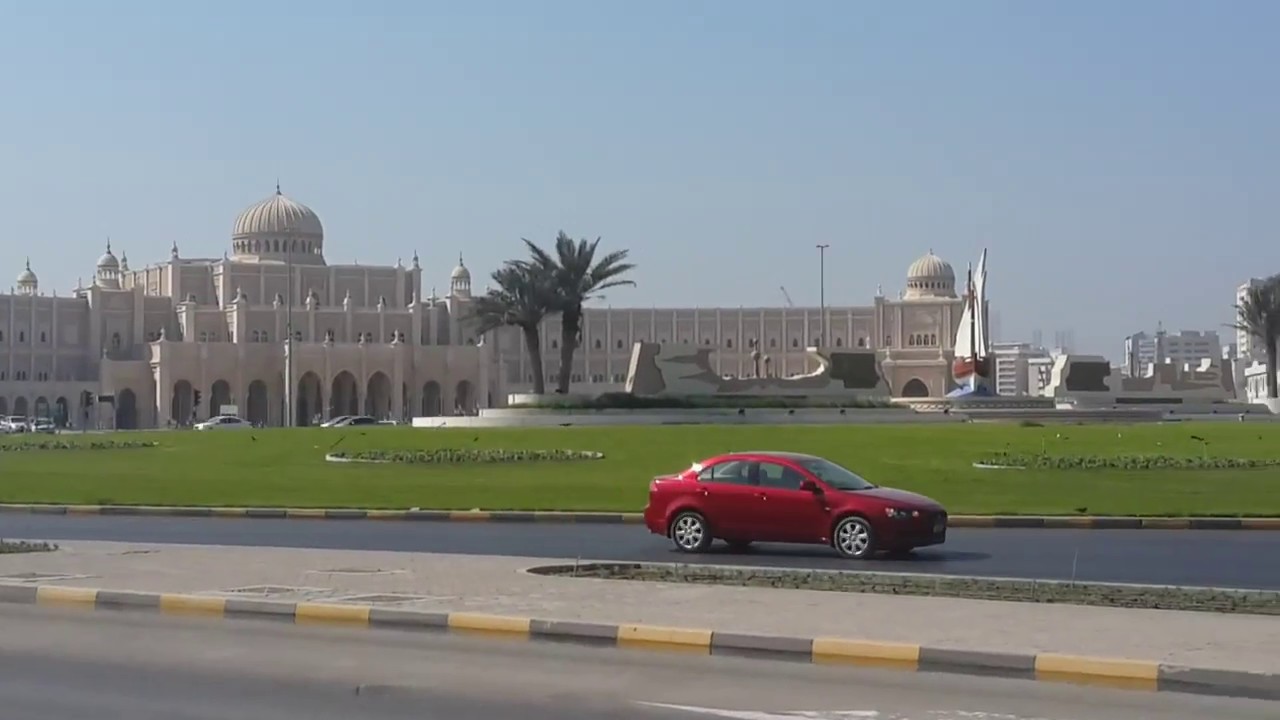 Kuwait roundabout Sharjah UAE 2017 - YouTube