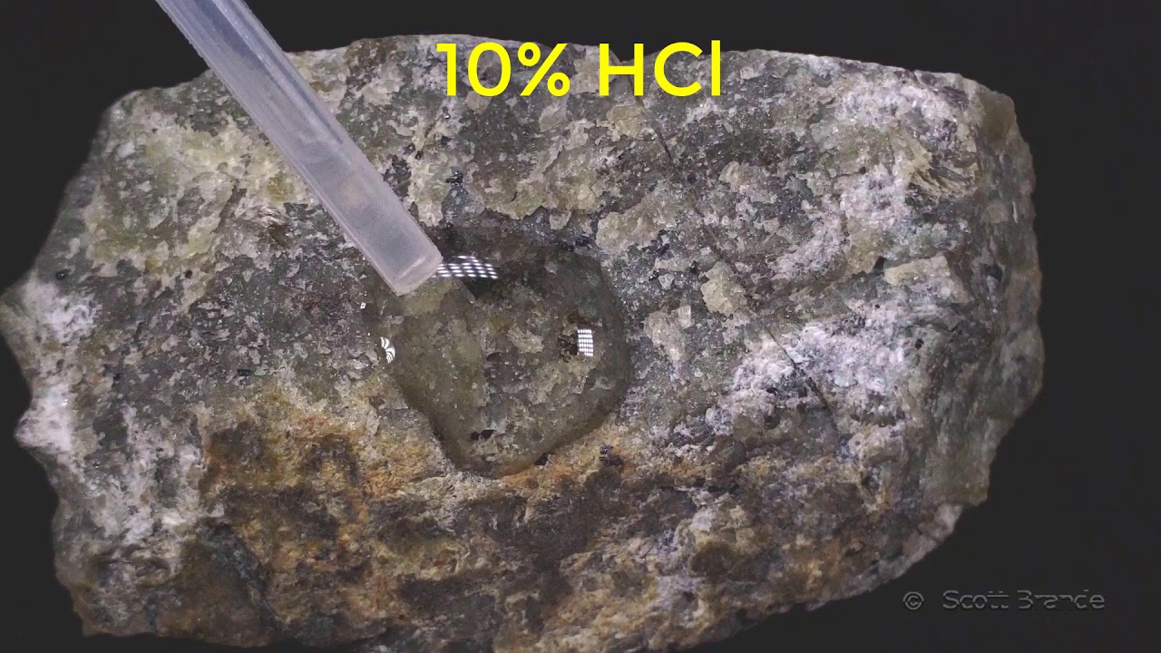 HCl Acid Test Chemical Mineral Property - MinA15 - YouTube