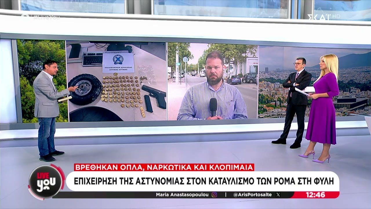 Επιχείρηση της αστυνομίας στον καταυλισμό των Ρομά στη Φυλή - Βρέθηκαν ...