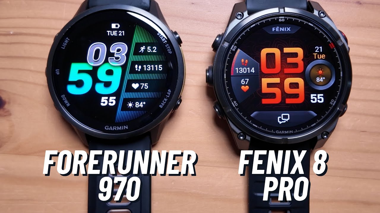 Garmin fēnix 8 Pro vs Forerunner 970 Review | Feature Comparison ...