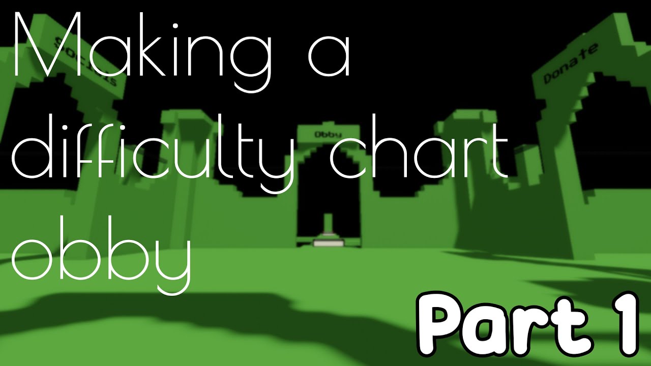 Making A Difficulty Chart Obby (Part 1) | Roblox - YouTube