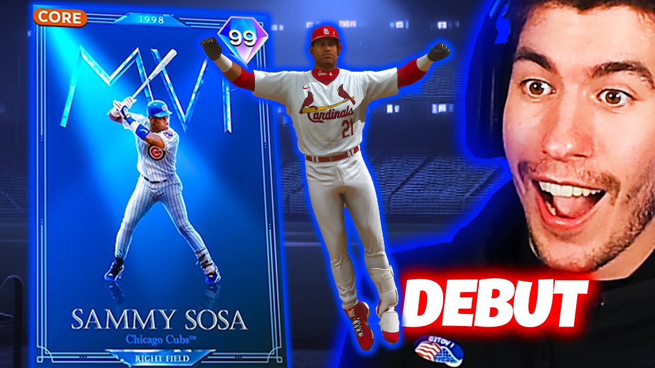 MY BEST DEBUT EVER! I UNLOCKED 99 SAMMY SOSA in MLB The Show 23 Diamond ...