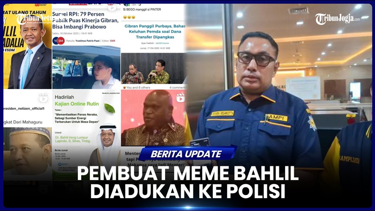 RELAWAN & SAYAP PARTAI GOLKAR ADUKAN AKUN MEDSOS PEMBUAT MEME BAHLIL ...