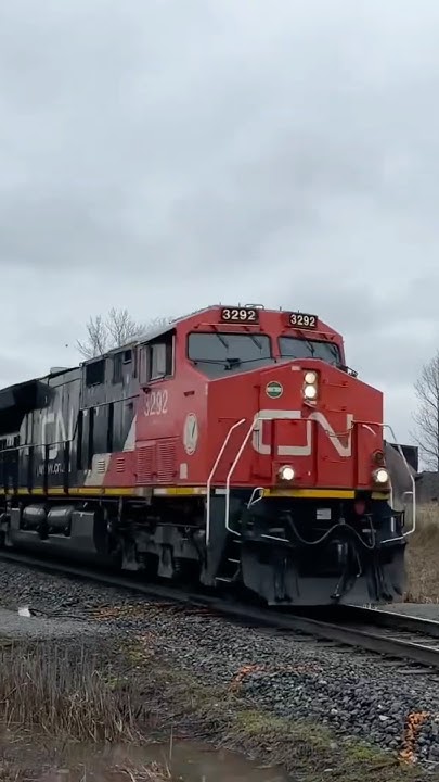 A GEVO Duo On CN X314 #train #railroad #railway #railfan #diesellocomotive # ...