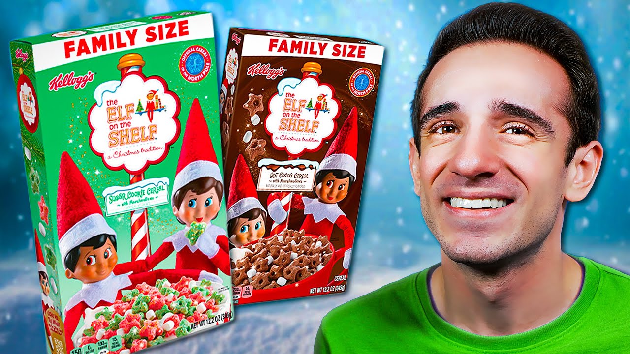 Elf on the Shelf Cereal Taste Test! - YouTube