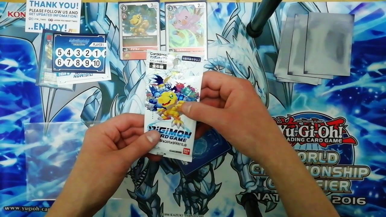 New DIGIMON TCG Promo Pack 0.0 opening - YouTube