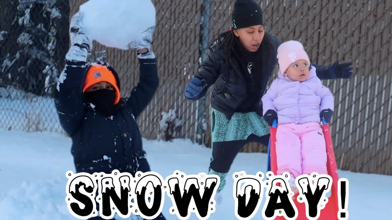 SNOW DAY! | LET"S PLAY IN THE SNOW | WE Buried Him! - YouTube