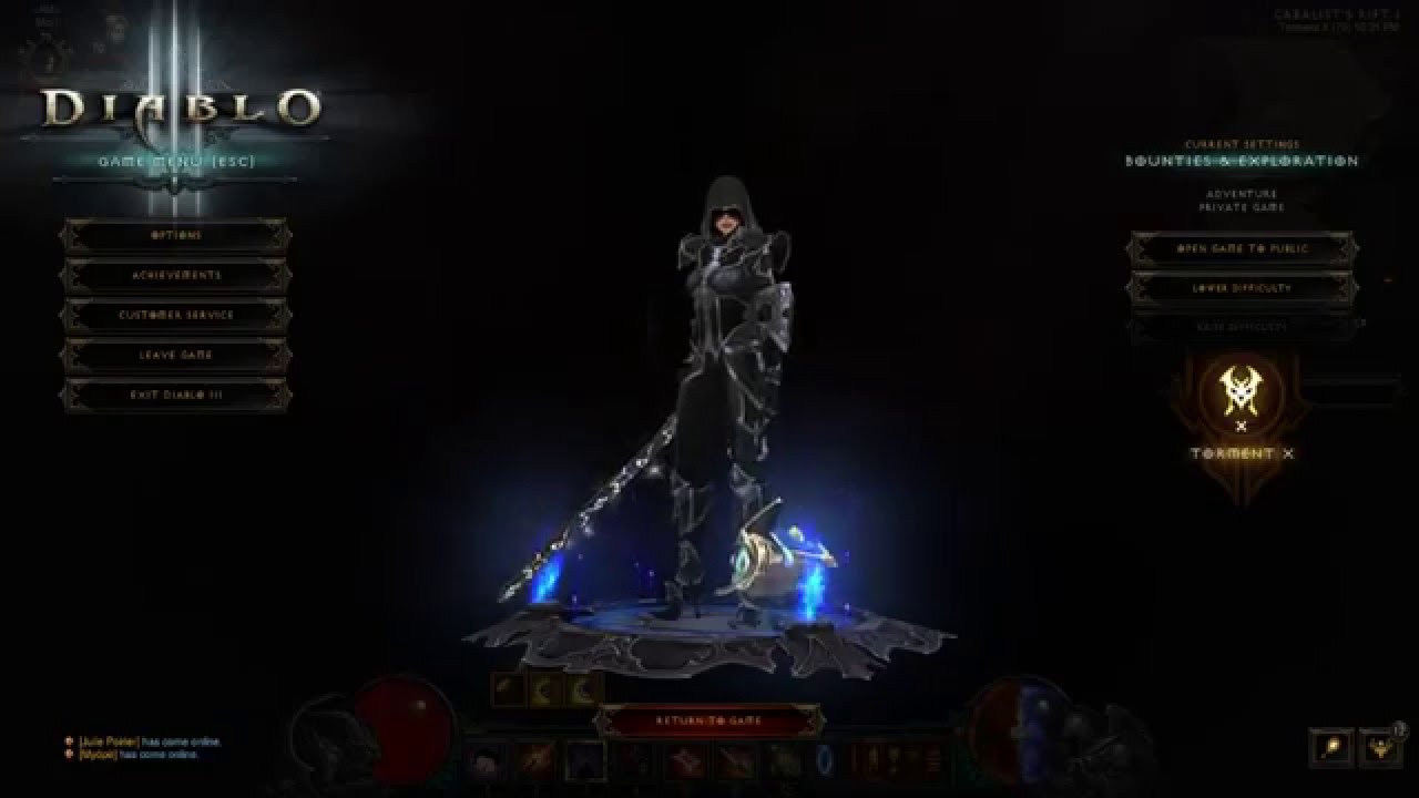 Reaper of Souls (Shadow's Mantle Set gameplay patch 2.4) - YouTube