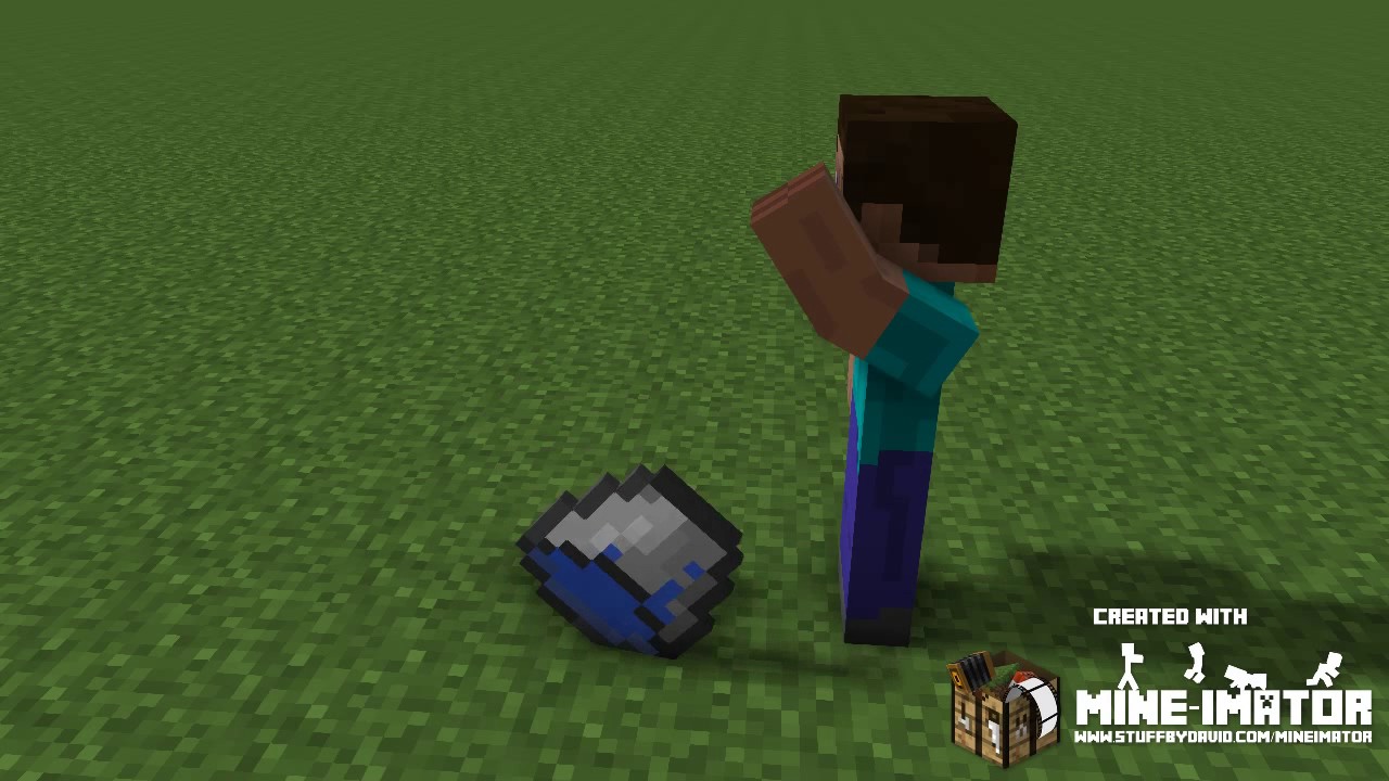 bottle flip minecraft animation - YouTube
