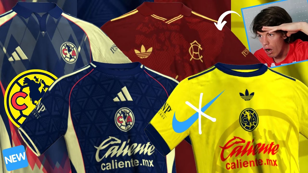 ADIDAS SORPRENDE con los NUEVOS JERSEYS de CLUB AMÉRICA 2025-2026 - YouTube