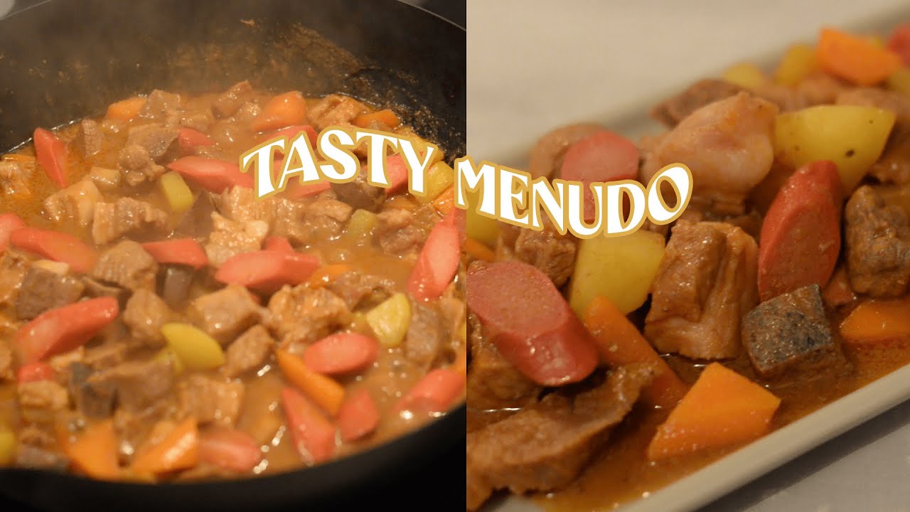 How to cook Filipino food like a pro(Menudo Recipe Asian dish) - YouTube