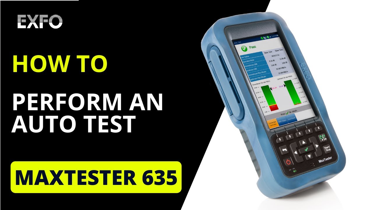 Maxtester 635: Performing an Auto Test | How-To - YouTube