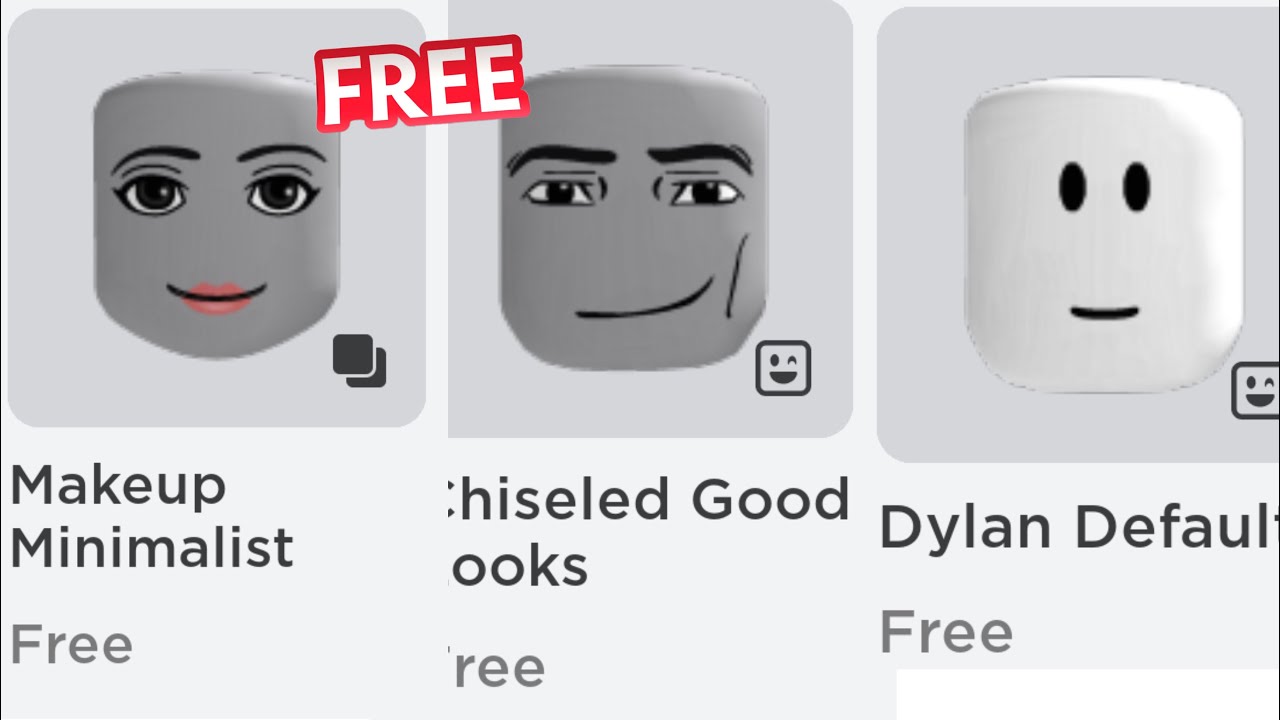 Roblox New Head Free #roblox - YouTube