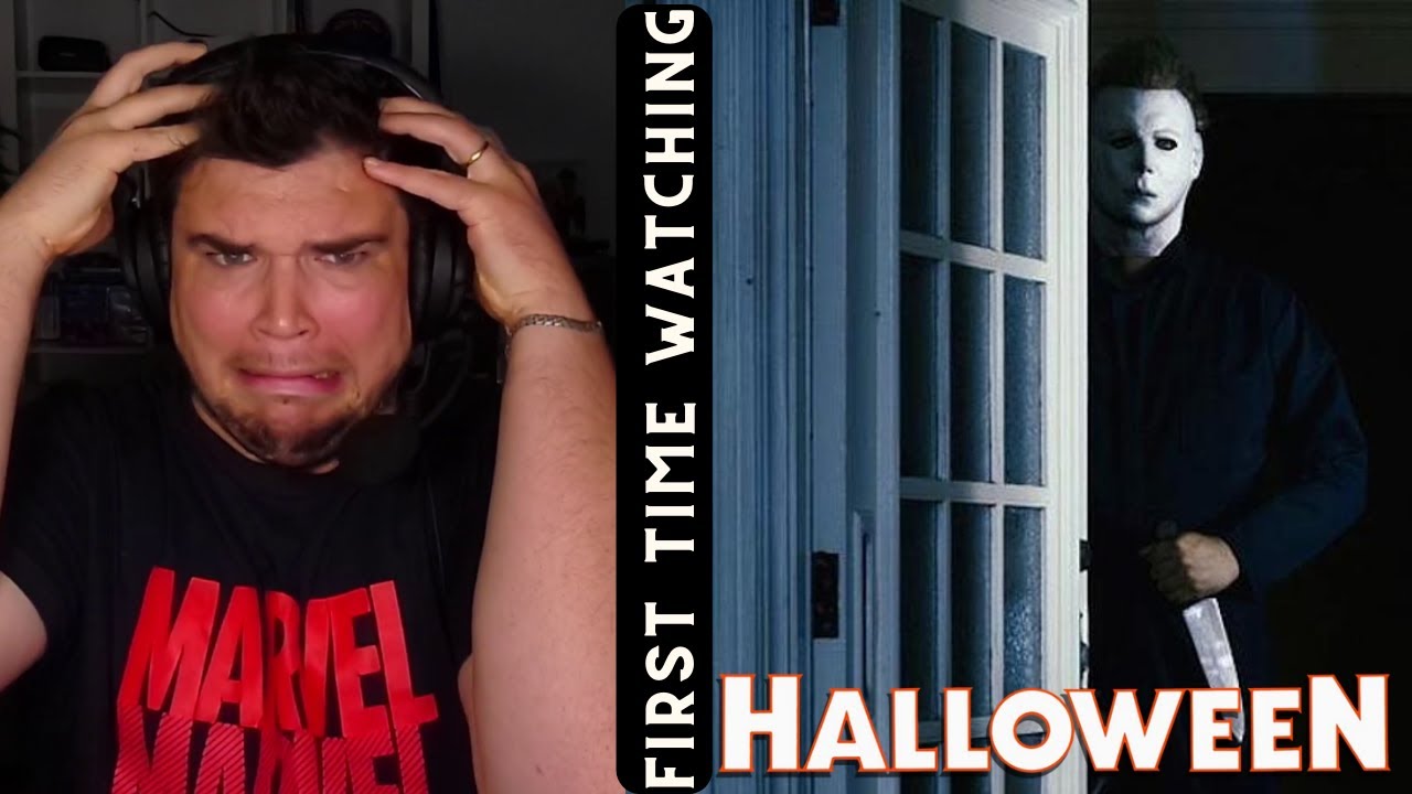 GROWN MAN GETS SCARED! watching Halloween for the first time - YouTube