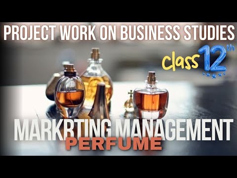 Marketing Management on Perfume Class 12 Business Studies project - YouTube