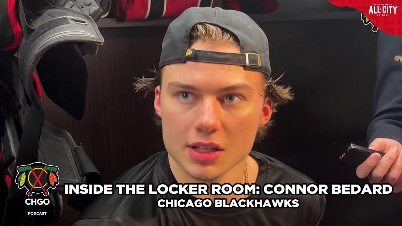 INSIDE THE LOCKER ROOM: Connor Bedard RETURNS to the Chicago Blackhawks ...