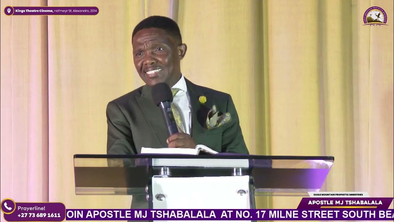 THE WORD OF GOD WITH APOSTLE MJ TSHABALALA [ALEXANDRA BRANCH] 07 APRIL 2024 - YouTube