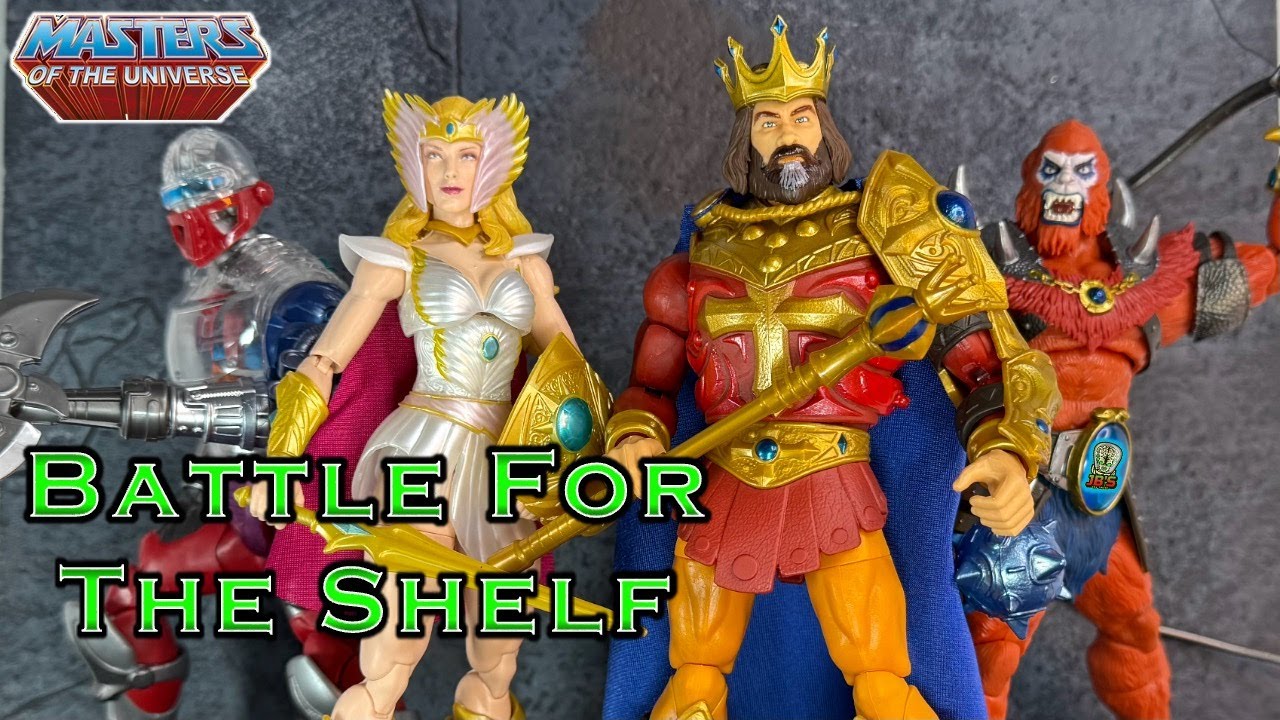 BATTLE for the SHELF: Masterverse New Eternia Review & Showdown! - YouTube