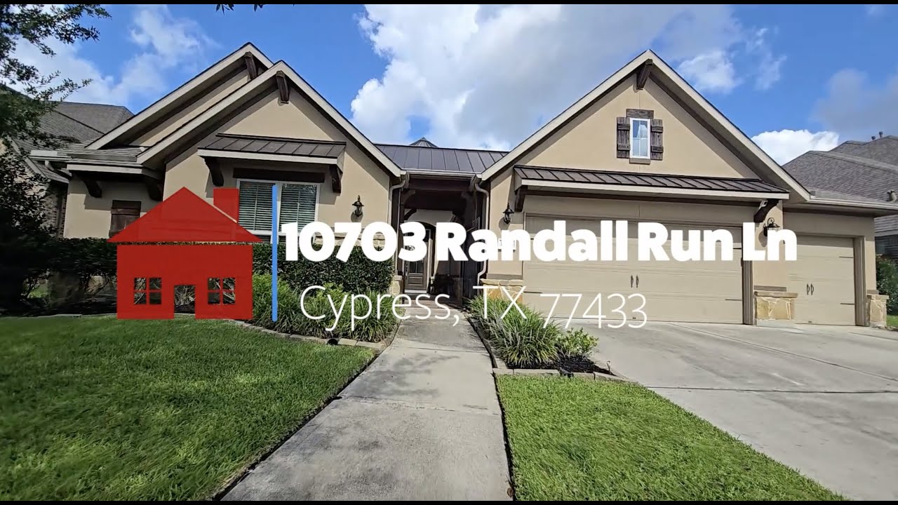 10703 Randall Run Ln, Cypress, TX 77433 - YouTube
