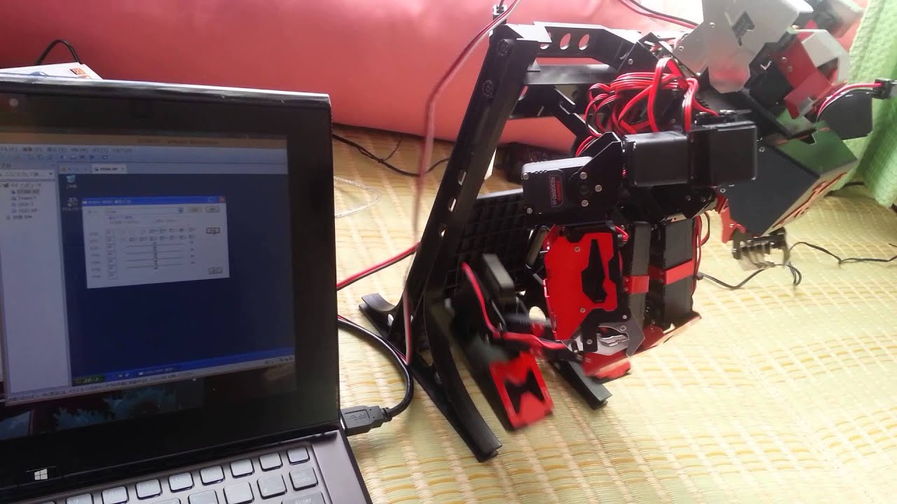 PCのシリアルでROBO XEROをコントロール - YouTube